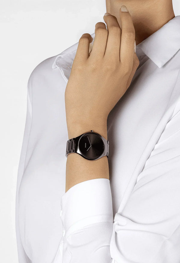 Rado True Round Thinline Quartz Unisex Watch R27955122 - Obsessions ...