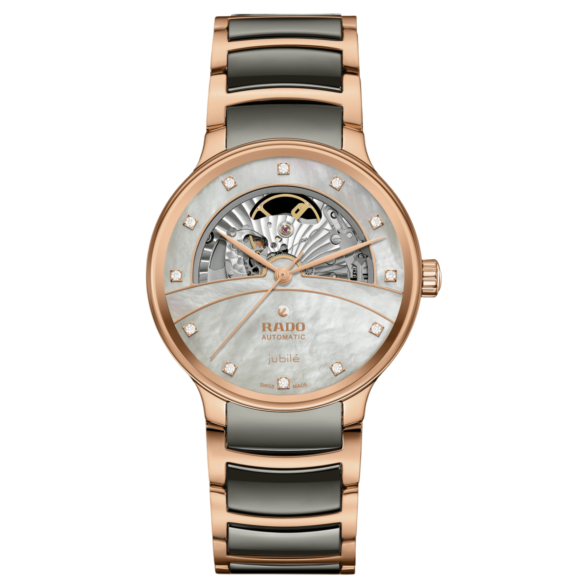 Rado Centrix Automatic Open Heart Diamond Unisex Watch R30028912 ...