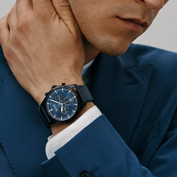 Hugo Boss 1513711 Pioneer Quartz Men's Watch - Obsessions Jewellery