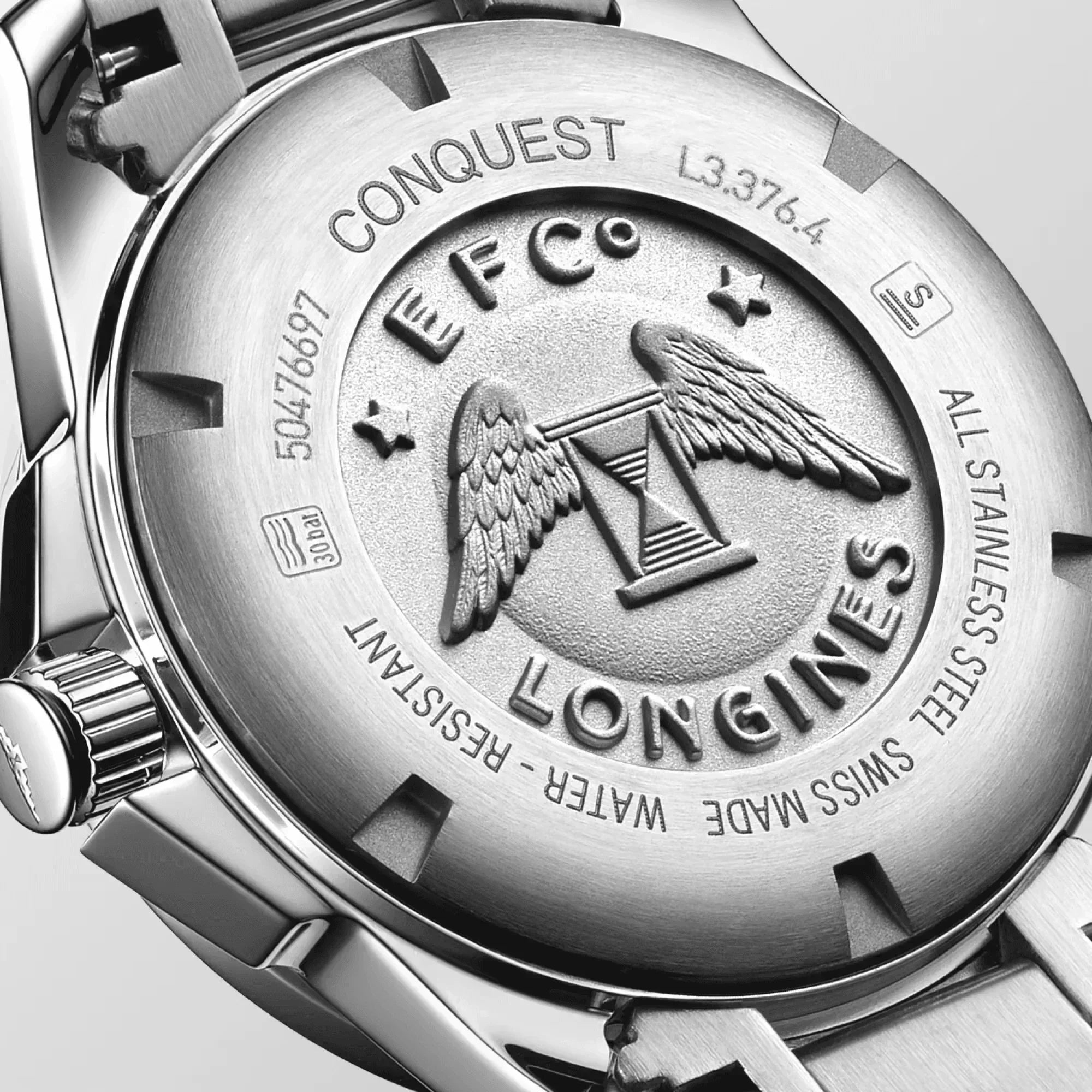 Longines Conquest Quartz Women's Watch L33764976 - Obsessions Jewellery